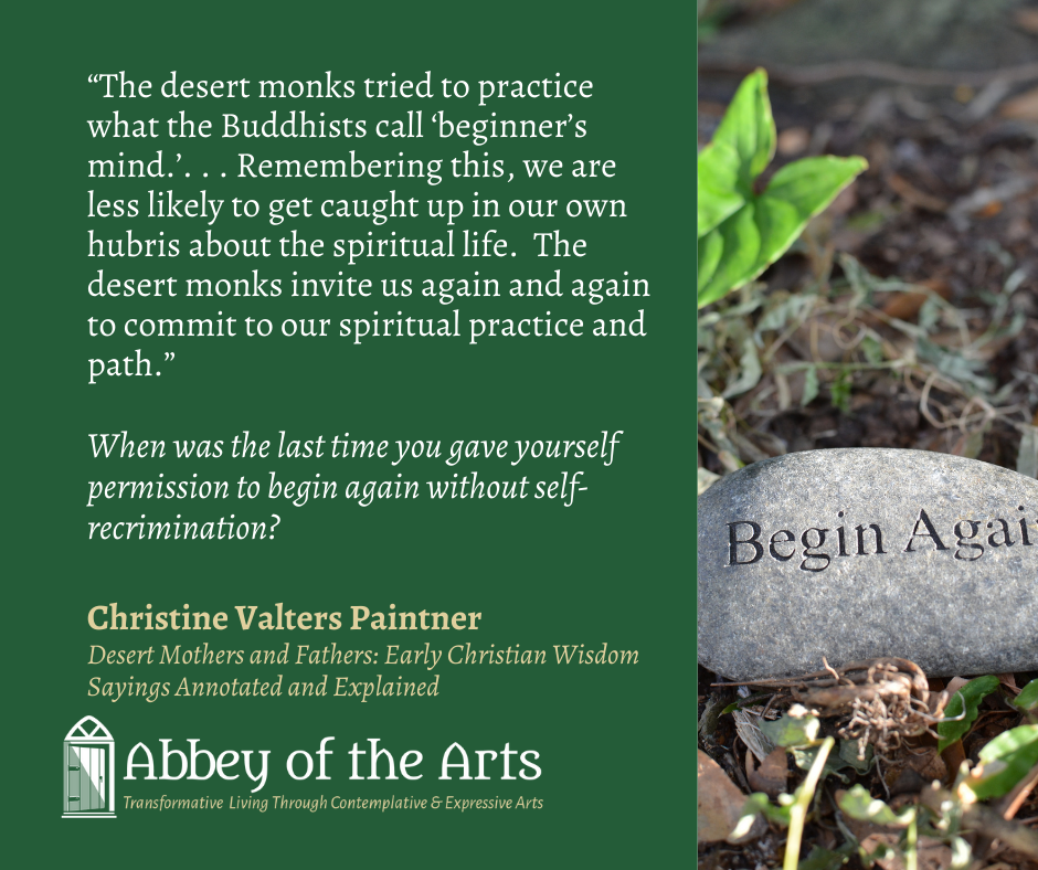 Beginners Mind – Christine Valters Paintner | Pastor Michael Moore's Blog