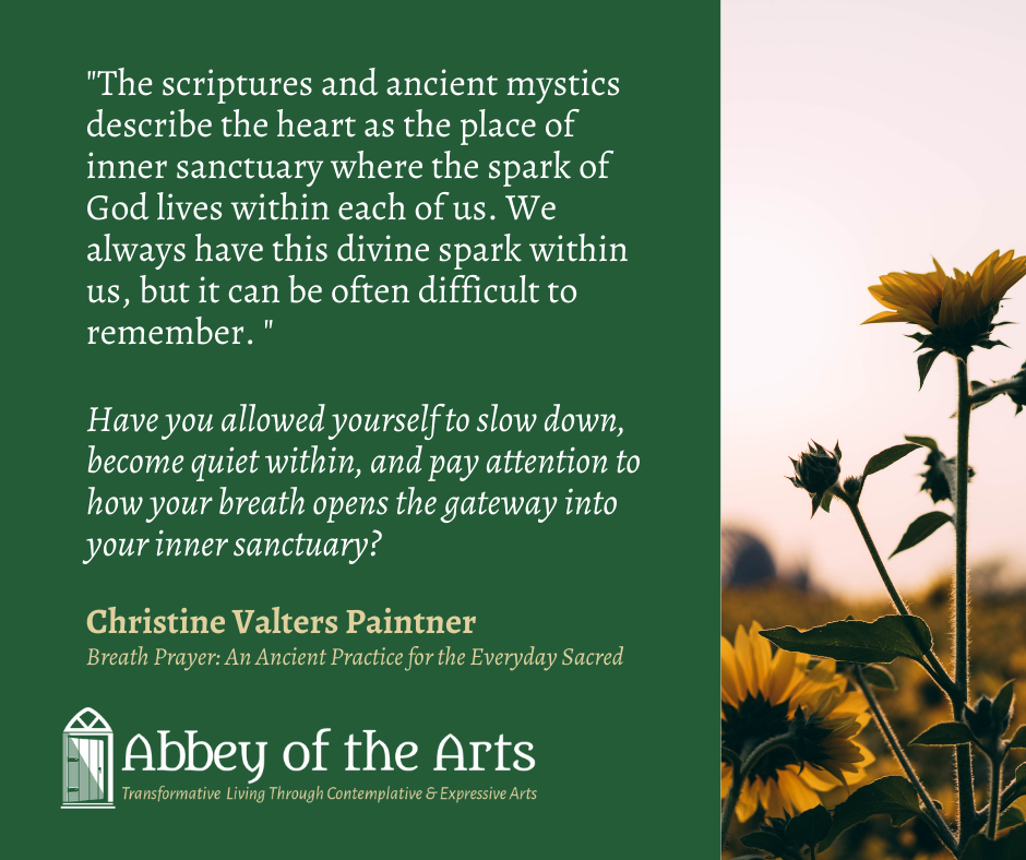 The Heart as the Inner Sanctuary – Christine Valters Paintner | Pastor ...