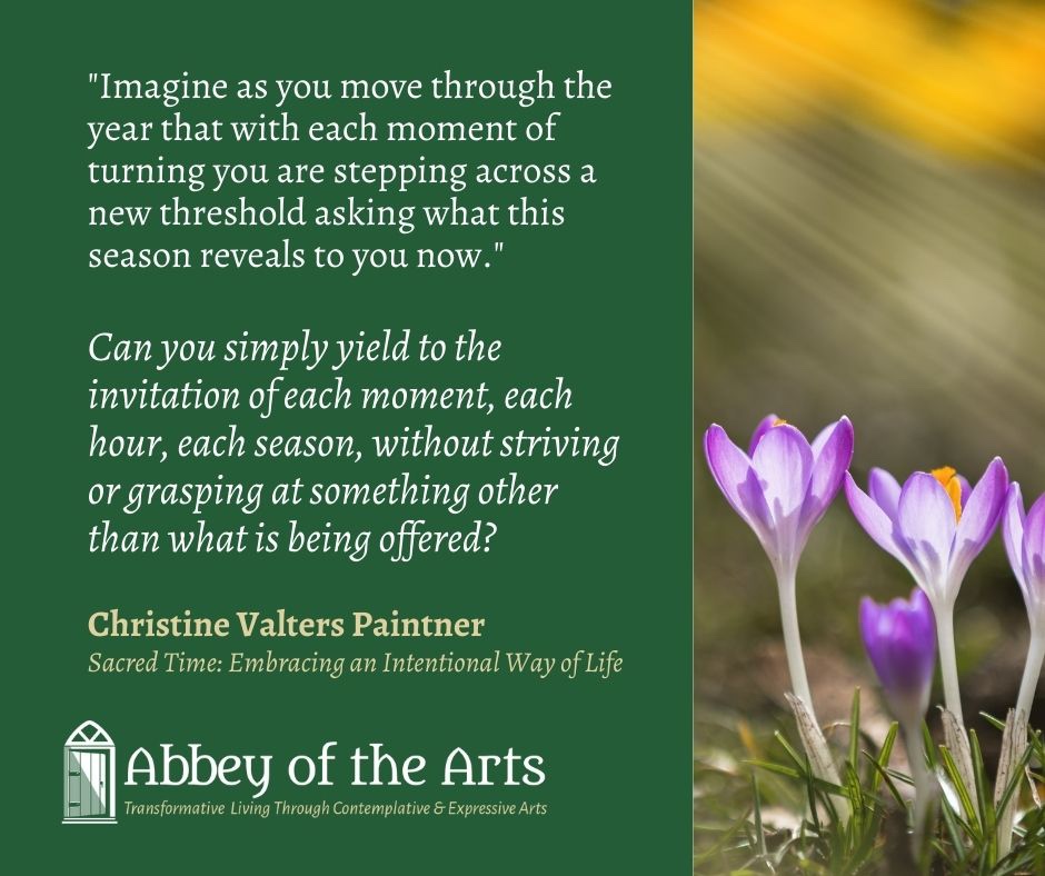 Living in the Present Moment – Christine Valters Paintner | Pastor Michael Moore's Blog
