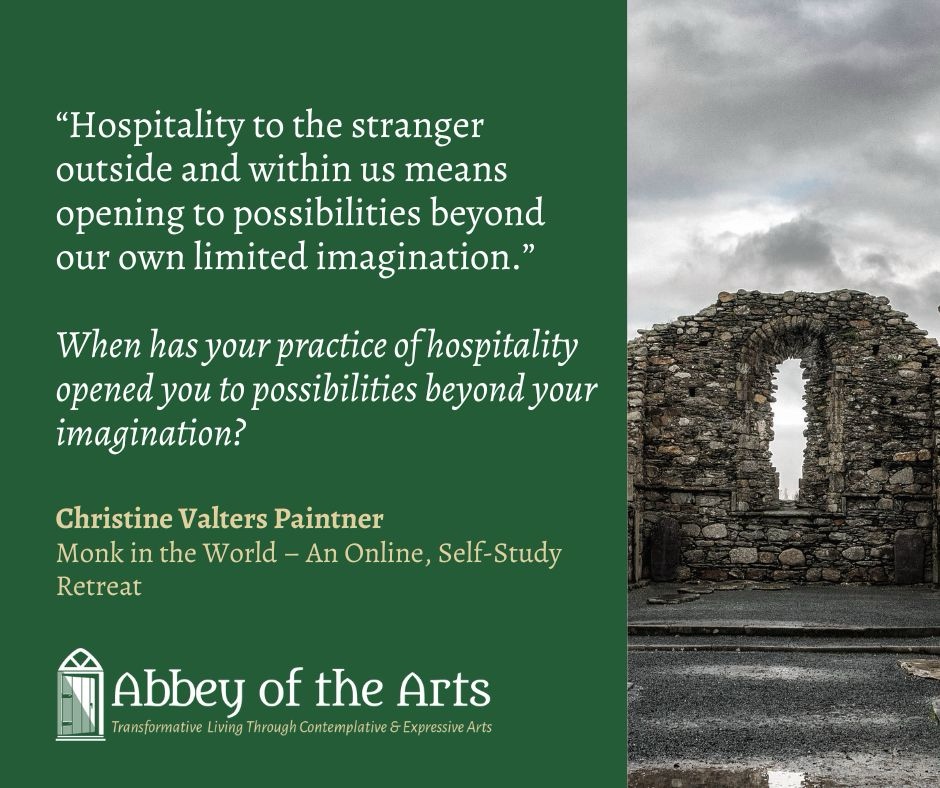 Hospitality – Christine Valters Paintner | Pastor Michael Moore's Blog